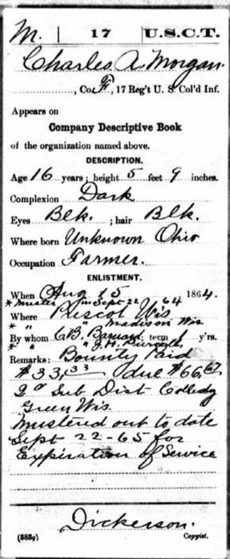 Charles Morgan - Civil War Veterans Buried In Washington State